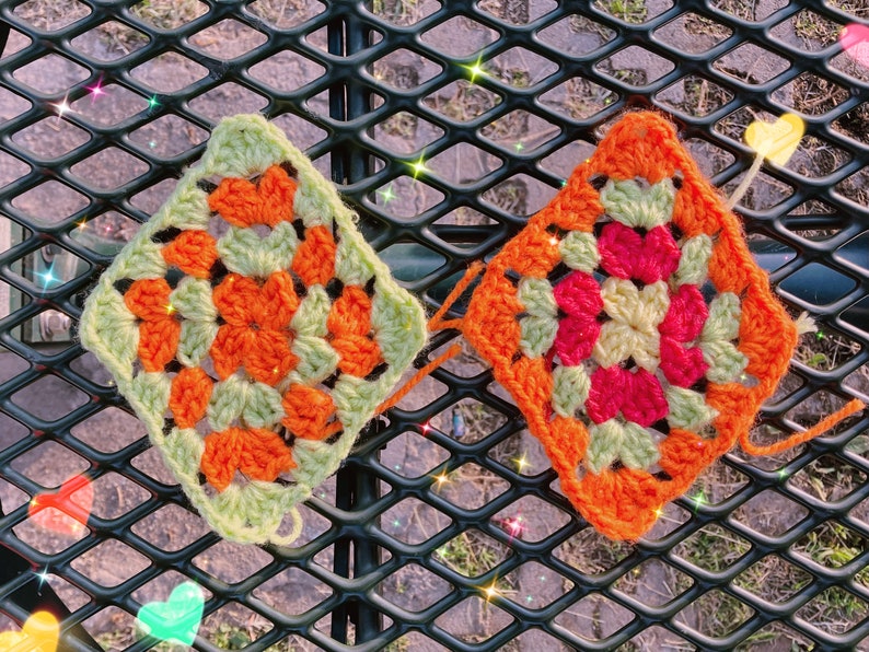 Rhombus Granny Crochet PATTERN PDF How to Crochet a Rhombus Granny ...