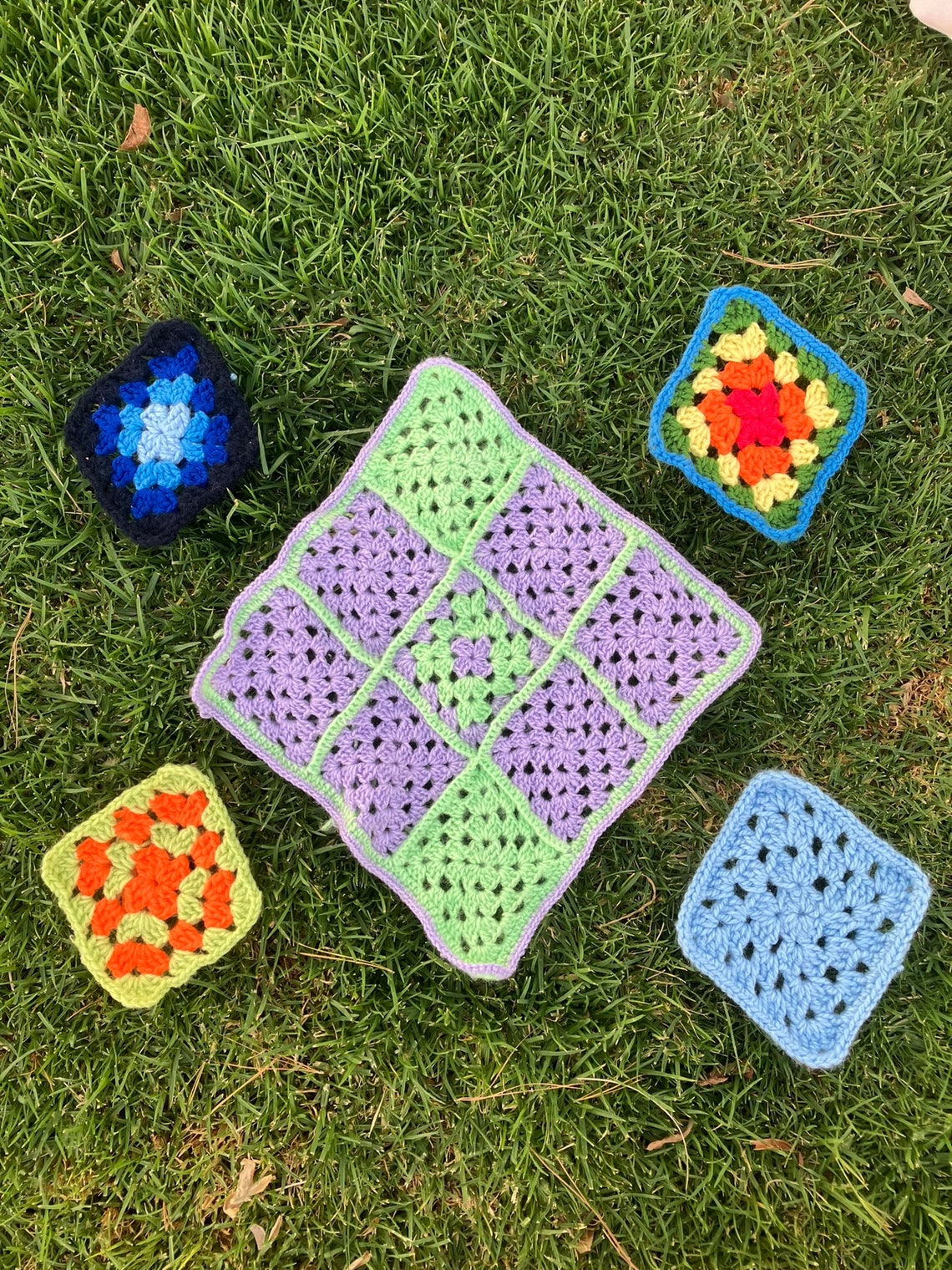 Rhombus Granny Crochet PATTERN PDF How to Crochet a Rhombus Granny ...