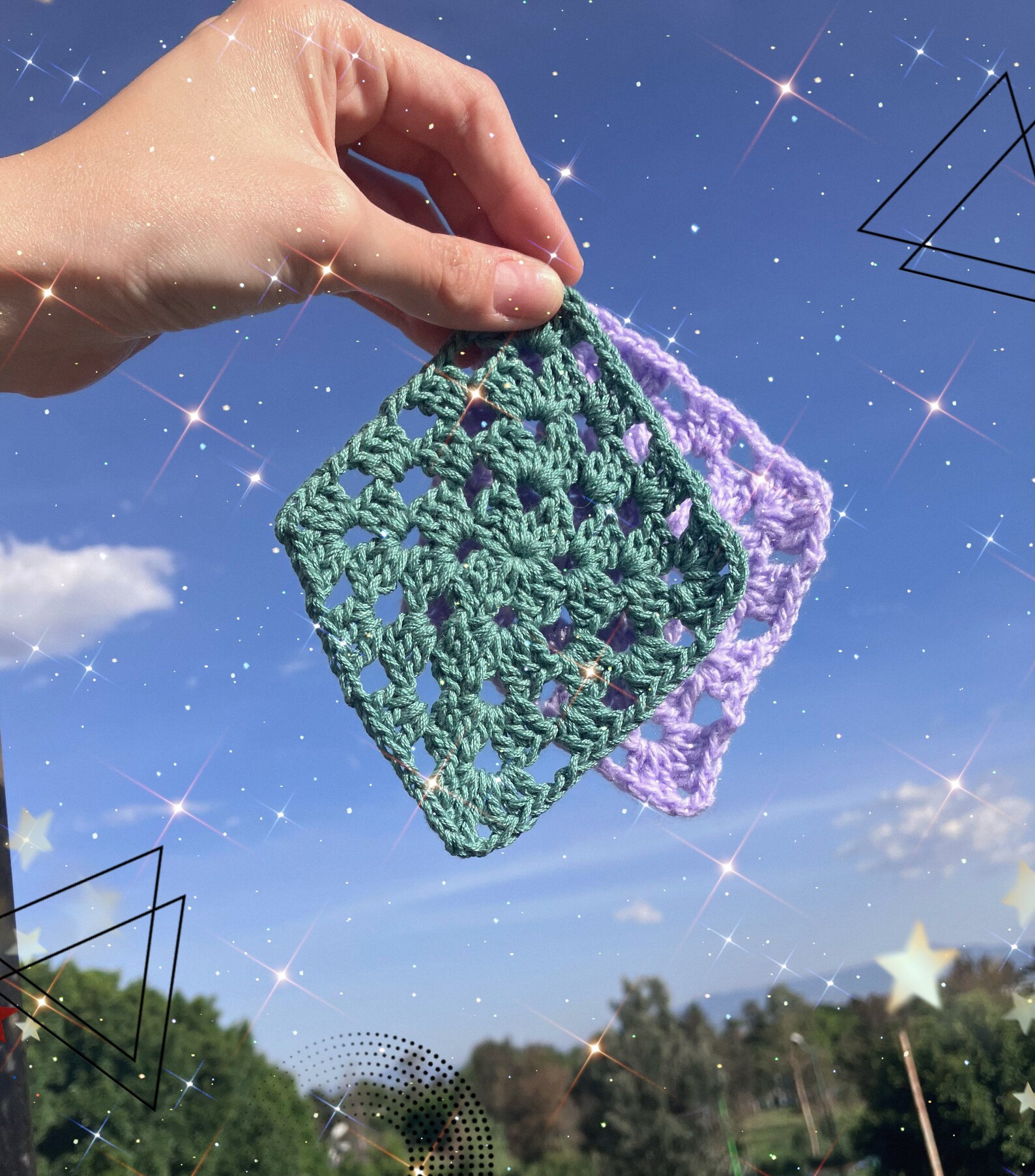 Rhombus Granny Crochet PATTERN PDF How to Crochet a Rhombus Granny ...