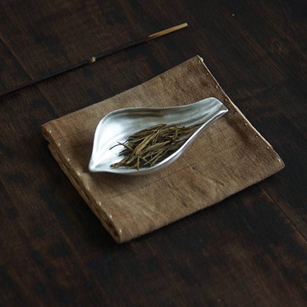 Traditional Craftsman Hand-made Tin Ware Petal-shaped Cha Ze - Etsy