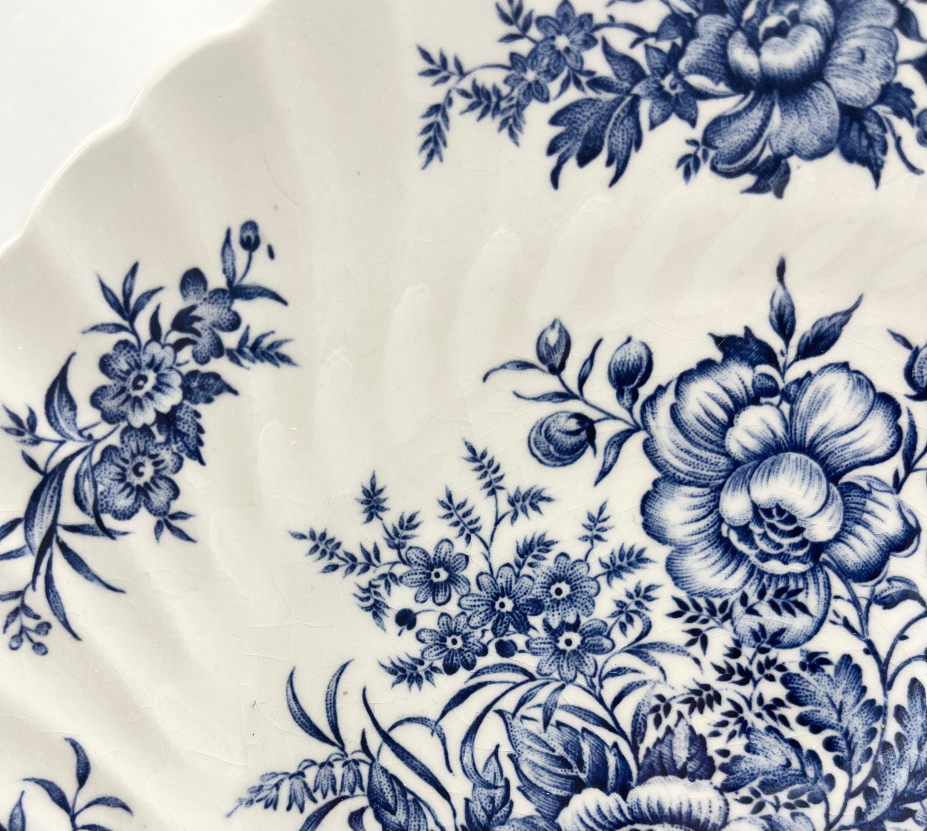 Vintage Beacon Hill by British Anchor Bread Plates, Set of Four ...