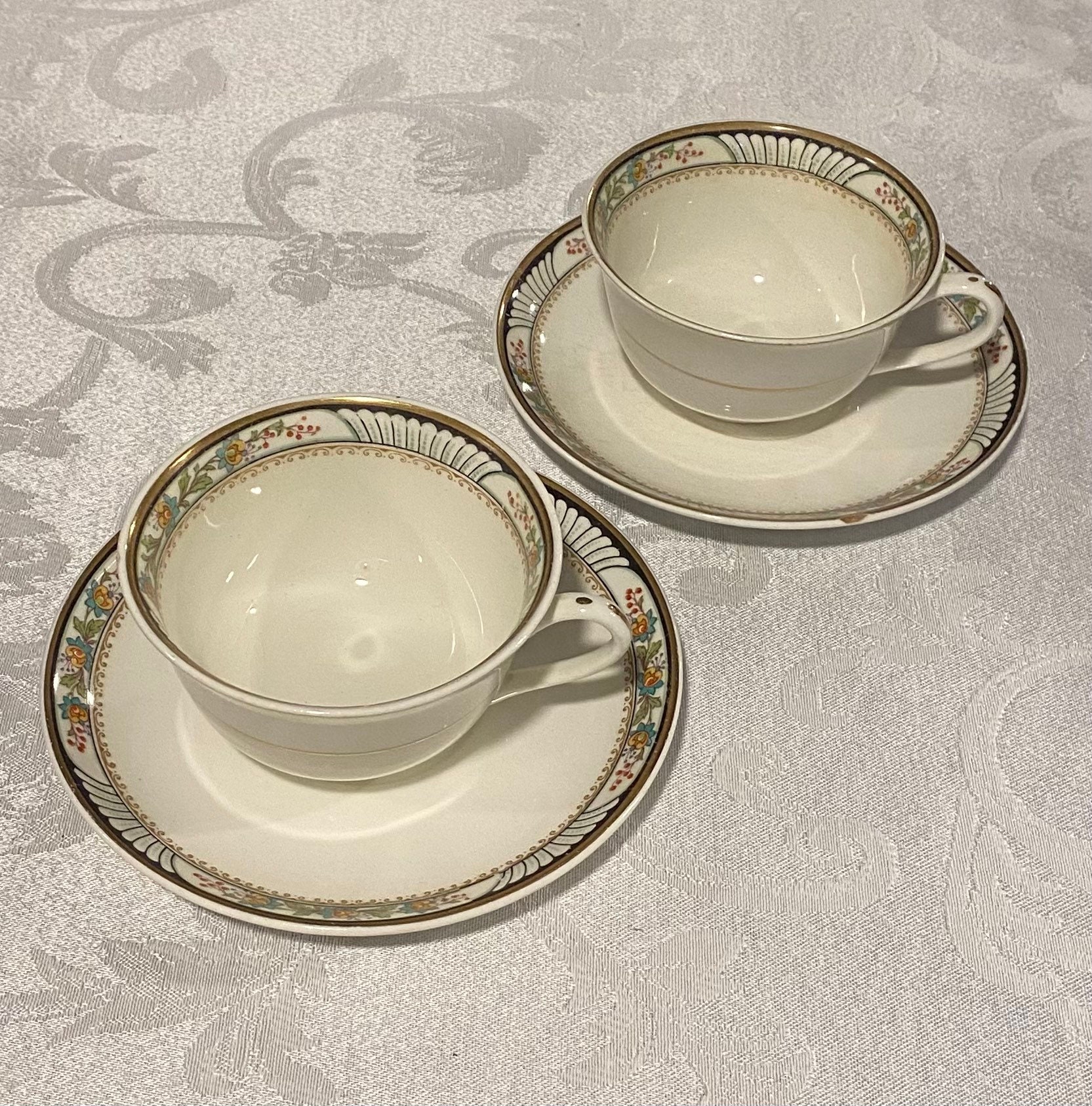 WH Grindley and Co Cups and Saucers, Grindley Fine China Cups and ...
