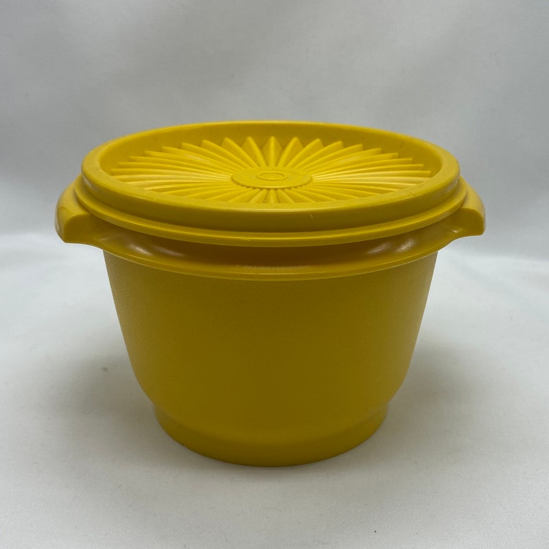 Yellow Tupperware - Etsy