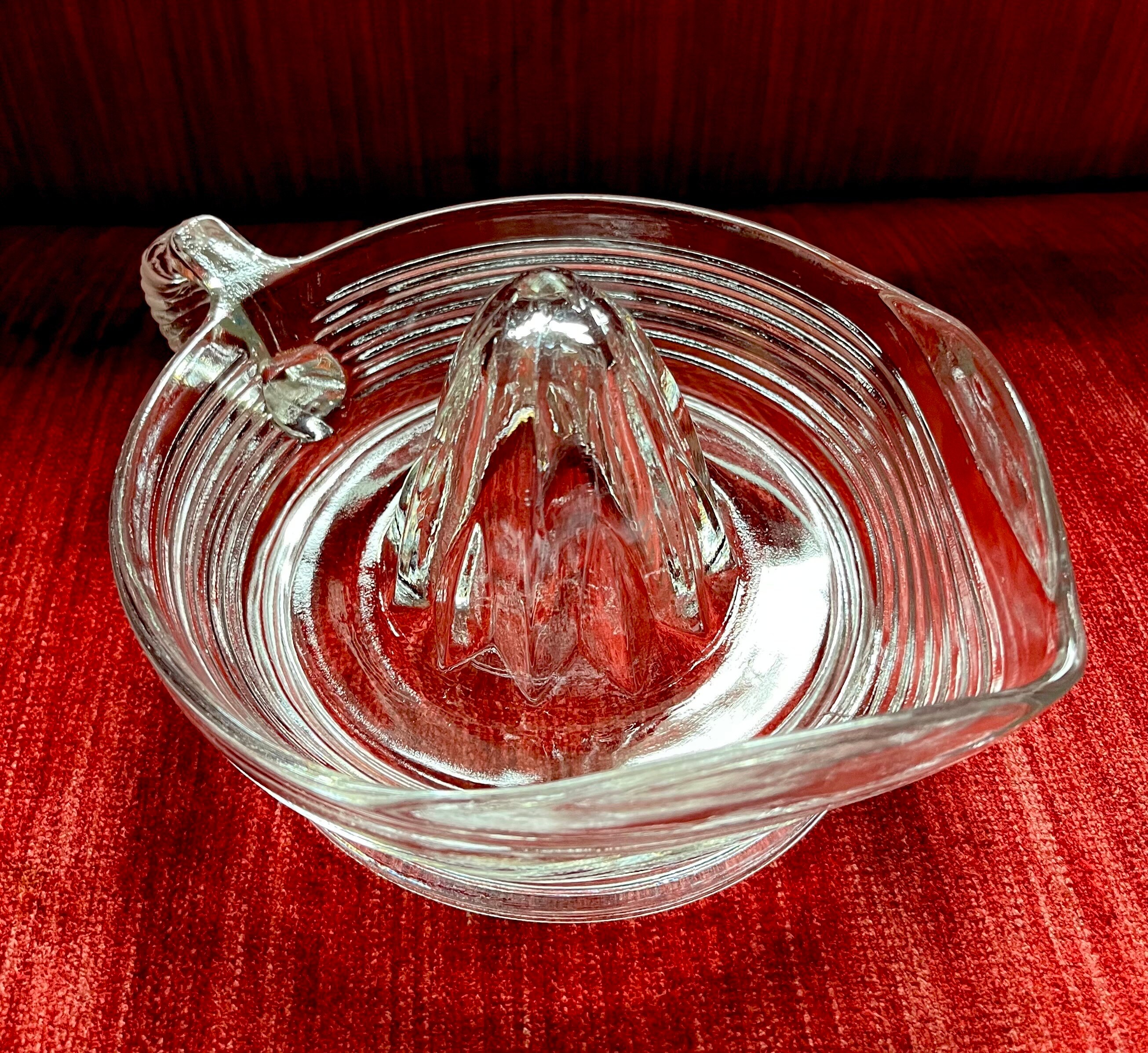 Vintage Citrus Reamer, Vintage Glass Juicer, Orange Juice, Lemonade ...