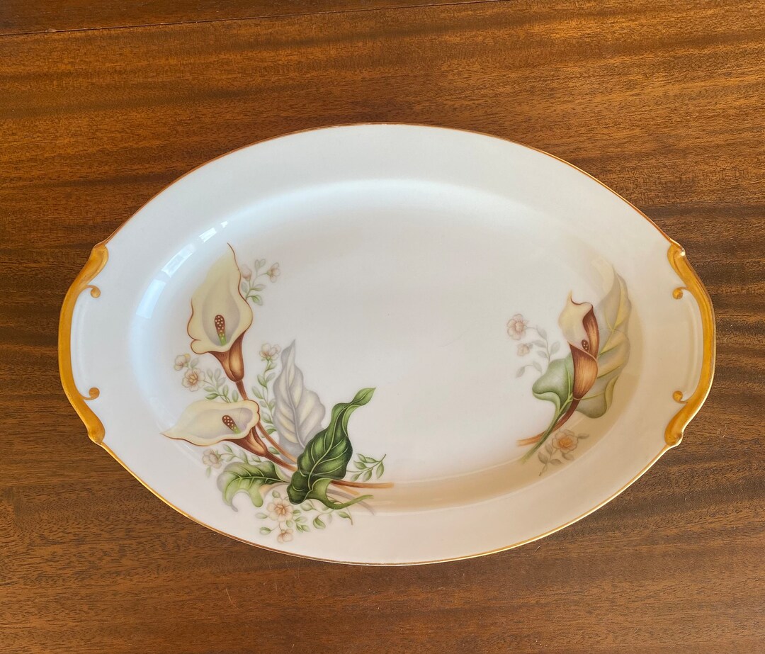 Vintage Grace China Wood Lily Serving Plate, Vintage Wood Lily ...