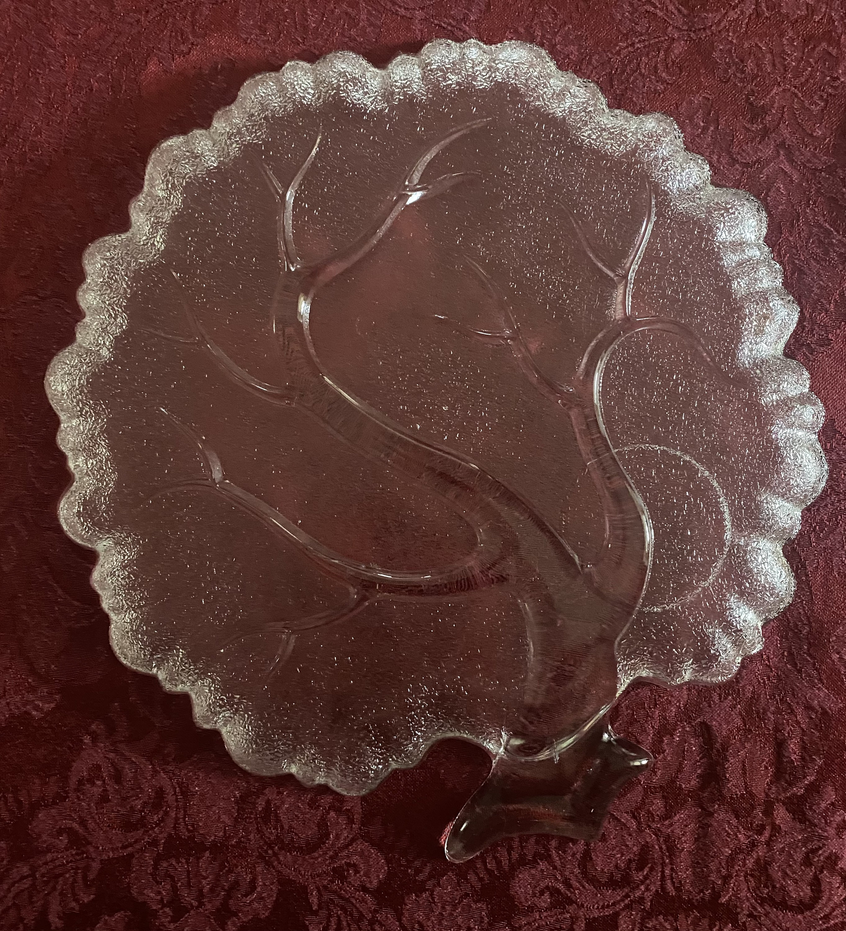 Hazel Atlas Tree of Life Plates, Mid Century Glass Plates, Hazel Atlas ...