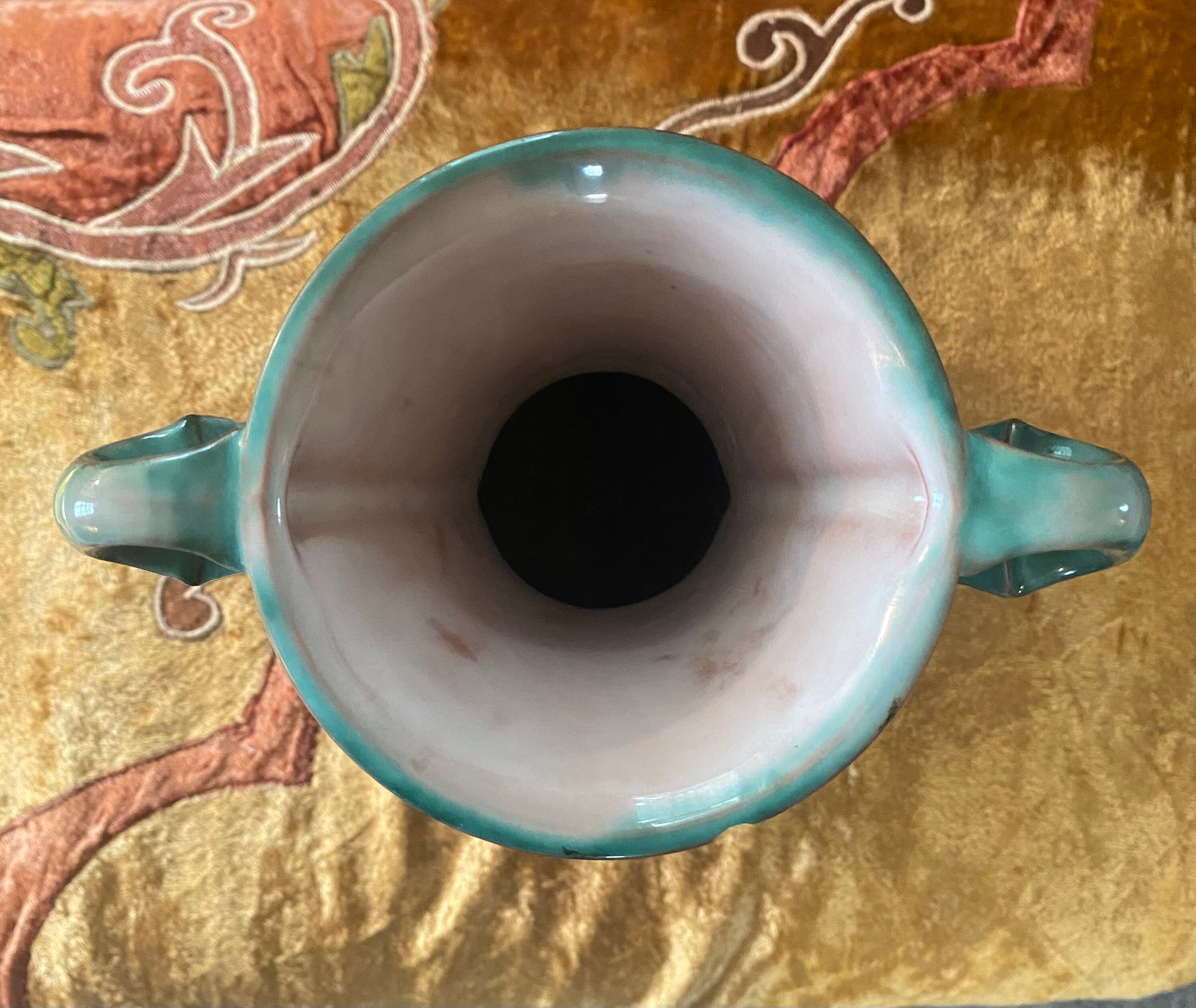 Vintage Stangl Vase, Green Stangl Vase, Stangl 3101, Stangl Double ...