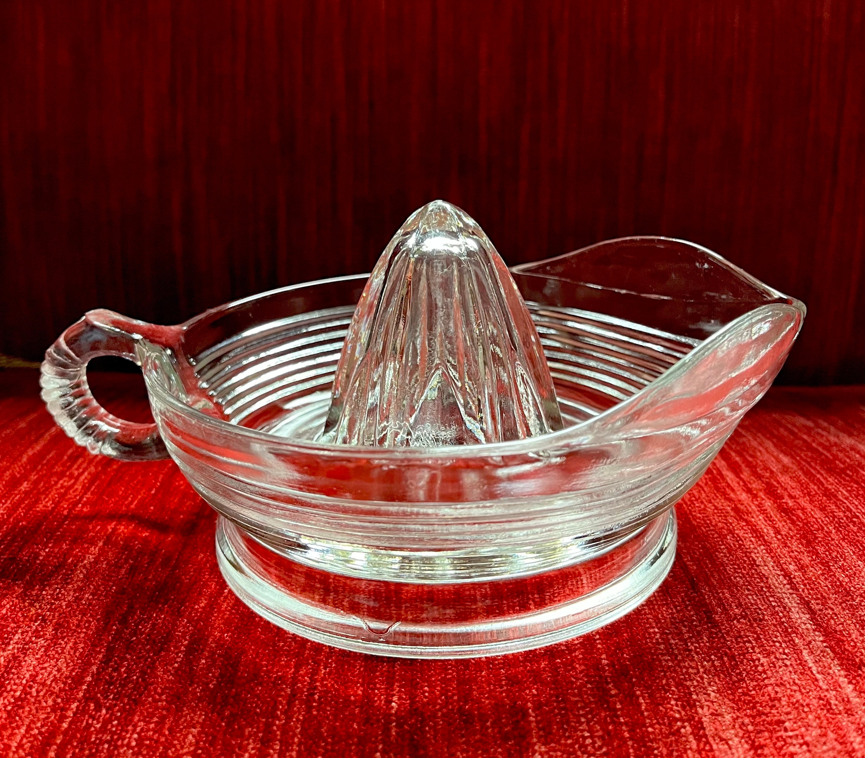 Vintage Citrus Reamer, Vintage Glass Juicer, Orange Juice, Lemonade ...