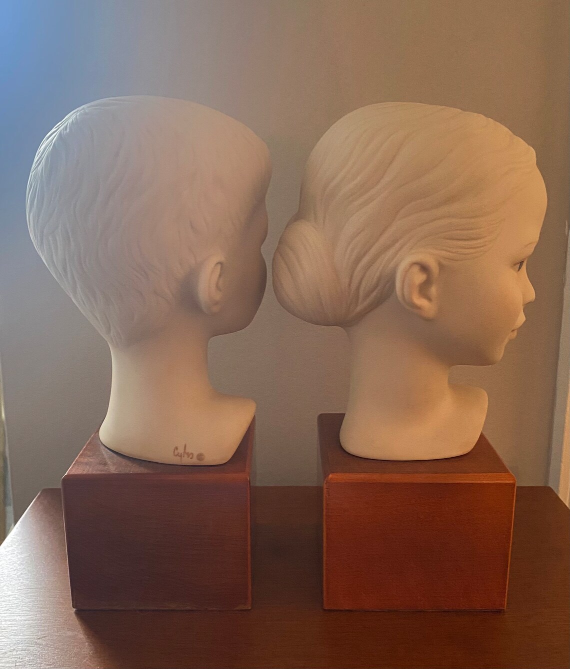 Vintage Cybis Busts Cybis Boy Bust Cybis Girl Bust Vintage - Etsy