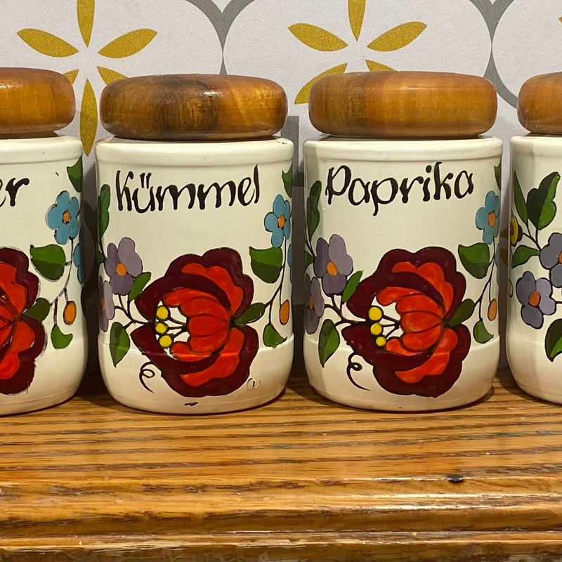 German Spice Jars - Etsy