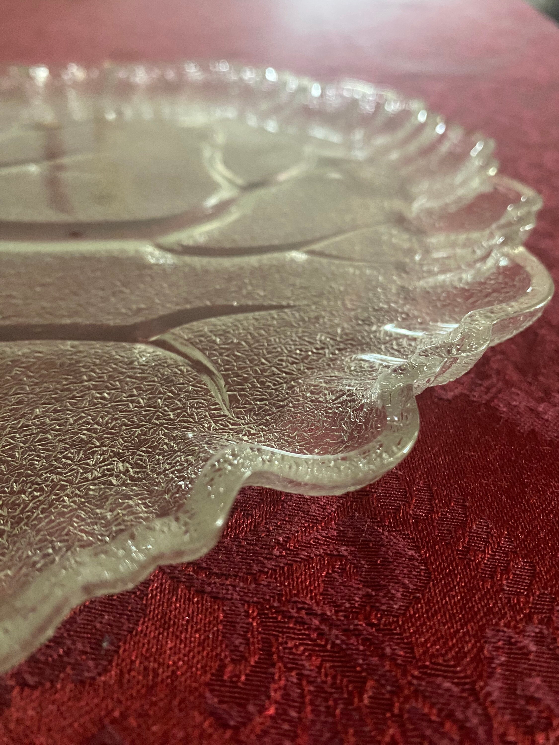 Hazel Atlas Tree of Life Plates, Mid Century Glass Plates, Hazel Atlas ...