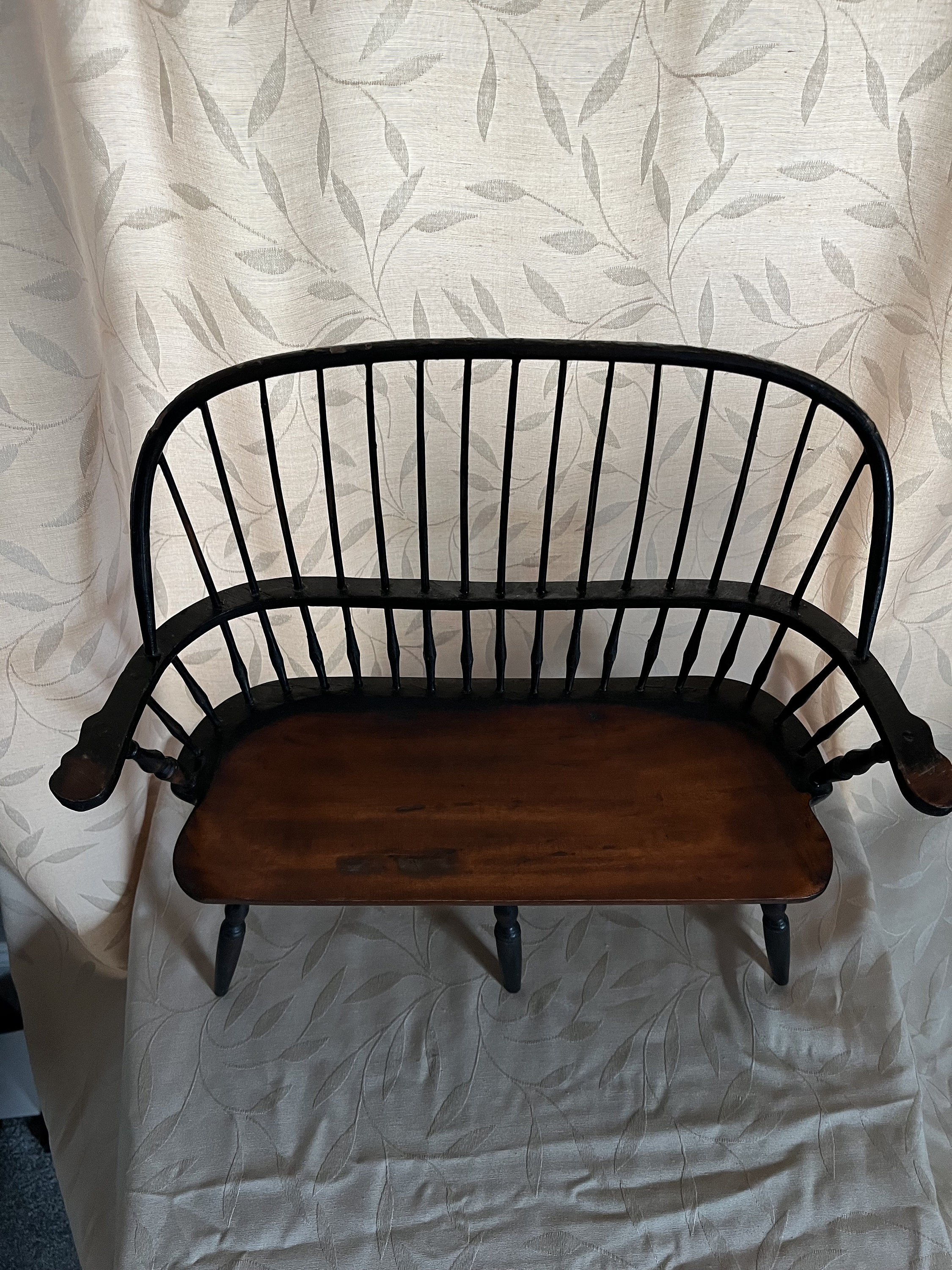 Doll Sized Windsor Bench, Doll Furniture, American Girl Doll Size Bench ...