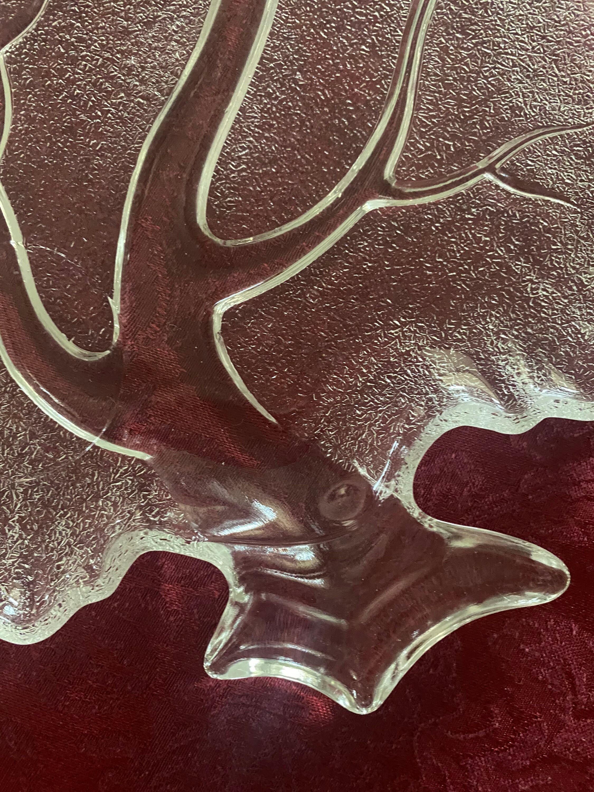 Hazel Atlas Tree of Life Plates, Mid Century Glass Plates, Hazel Atlas ...