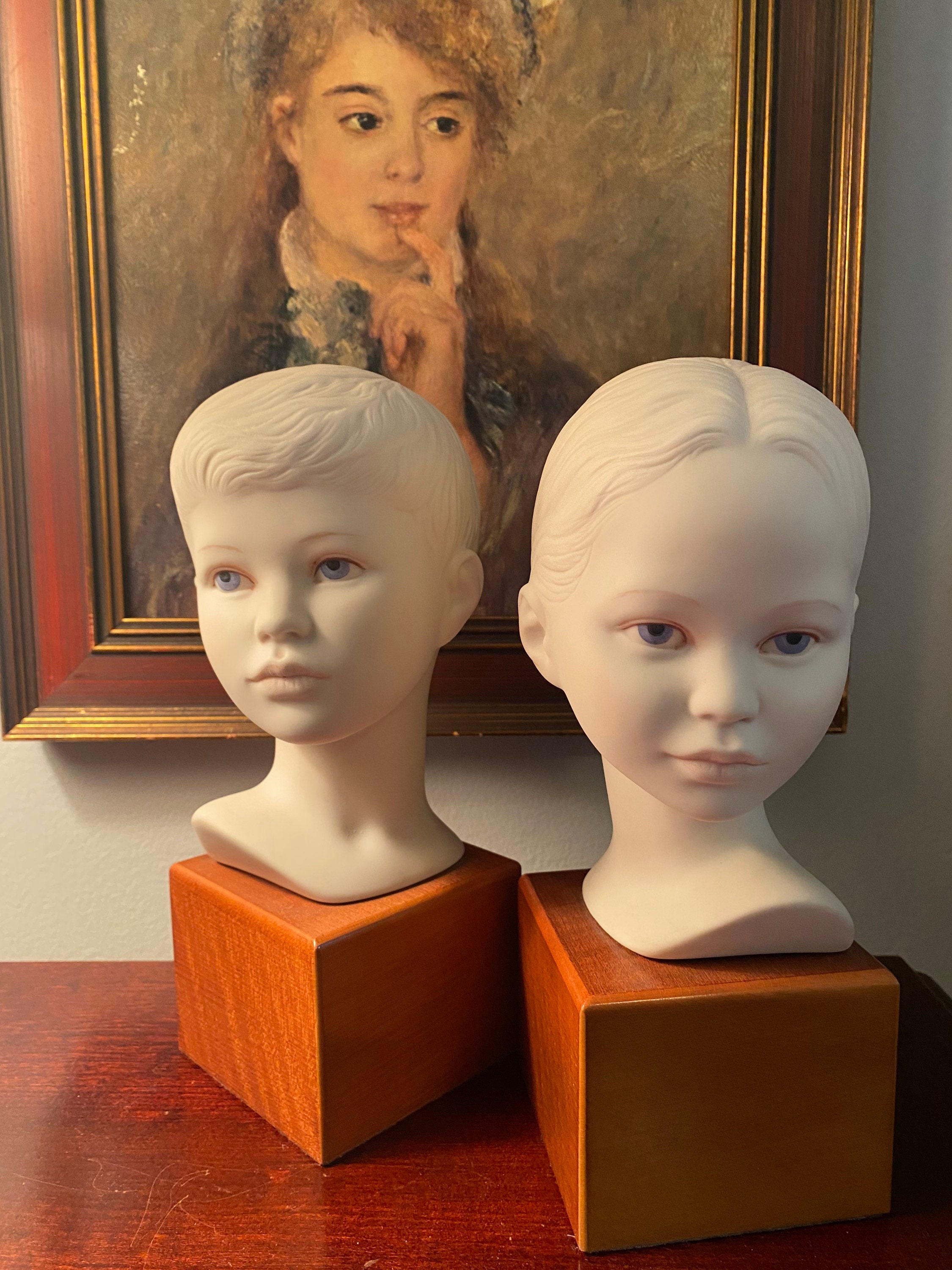 Vintage Cybis Busts Cybis Boy Bust Cybis Girl Bust Vintage - Etsy