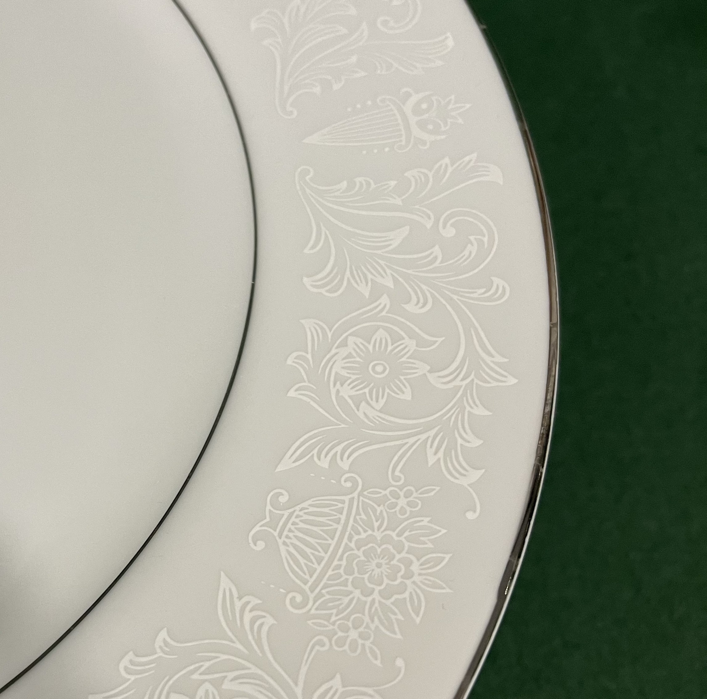 Crown Victoria Lovelace Dinner Plates, Five Lovelace Plates, Lovelace ...