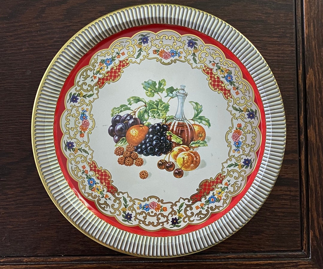 Vintage Daher Decorated Ware, Daher Tin Tray, Daher Serving Tray ...