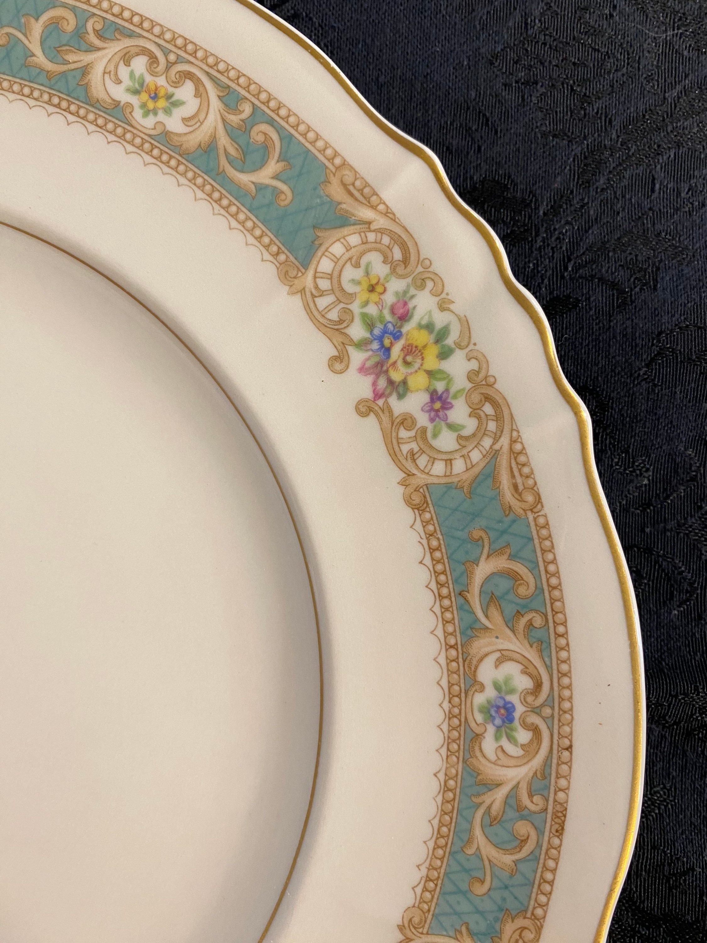 Raleigh Federal Shape Syracuse China Luncheon Plates, Set of Six ...
