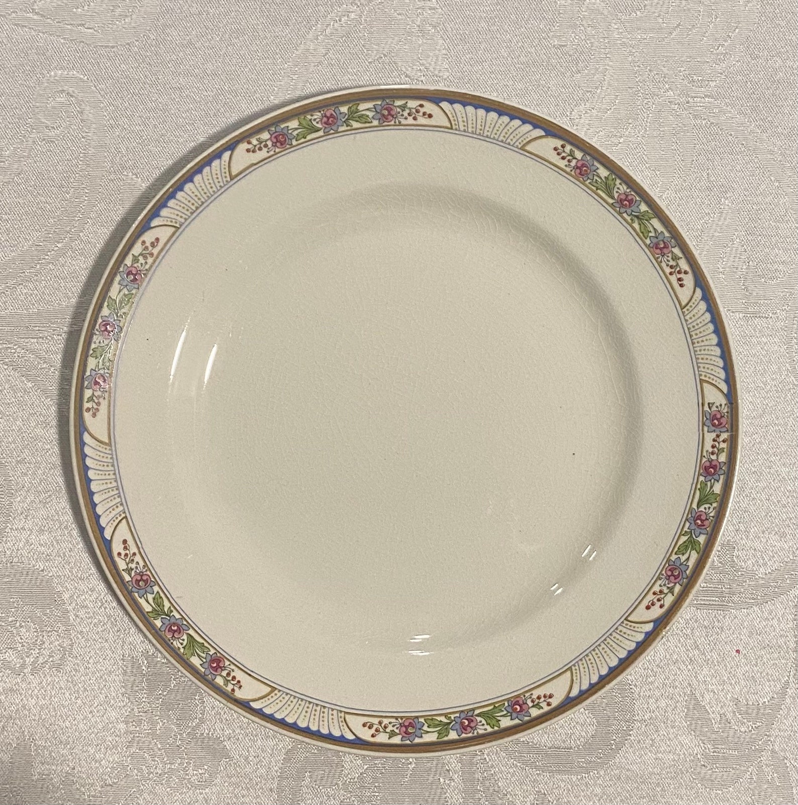 Vintage WH Grindley and Co Fine China Plates, Four Grindley Plates ...