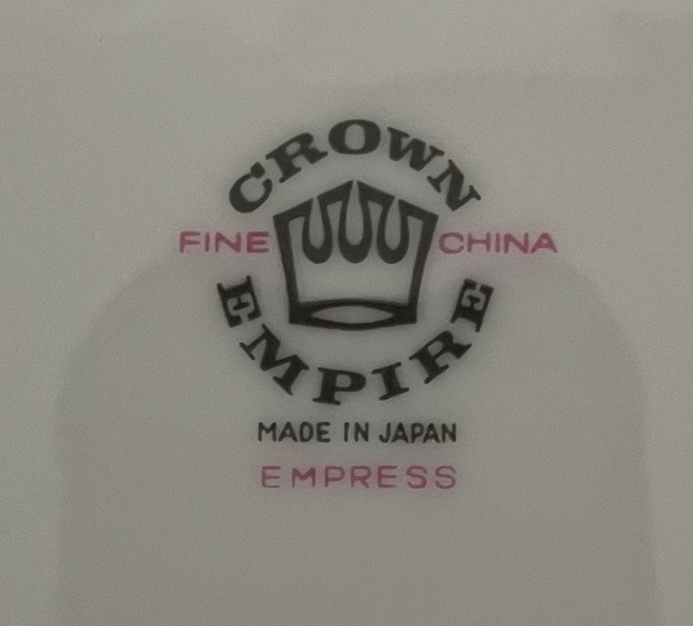 Crown Empire Empress Fine China, Empress Dinner Plates, Crown Empire ...