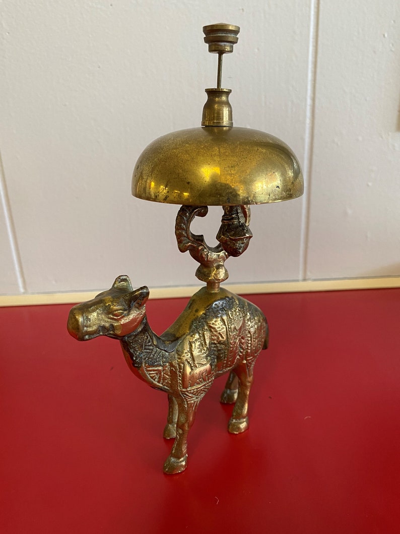 Brass Vintage Camel Counter Bell - One of a Set of Three - Etsy