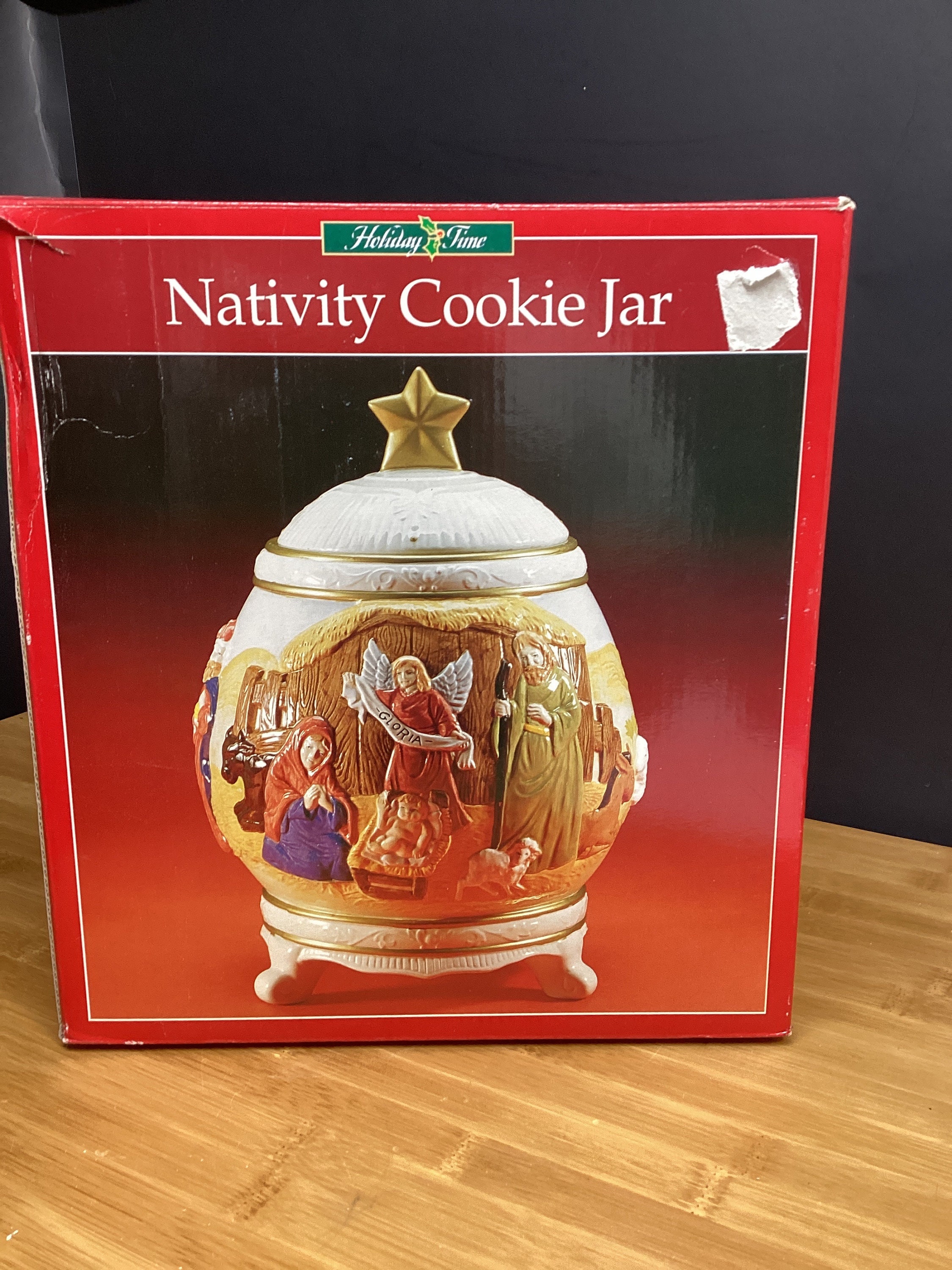 Vintage Nativity Cookie Jar - Etsy