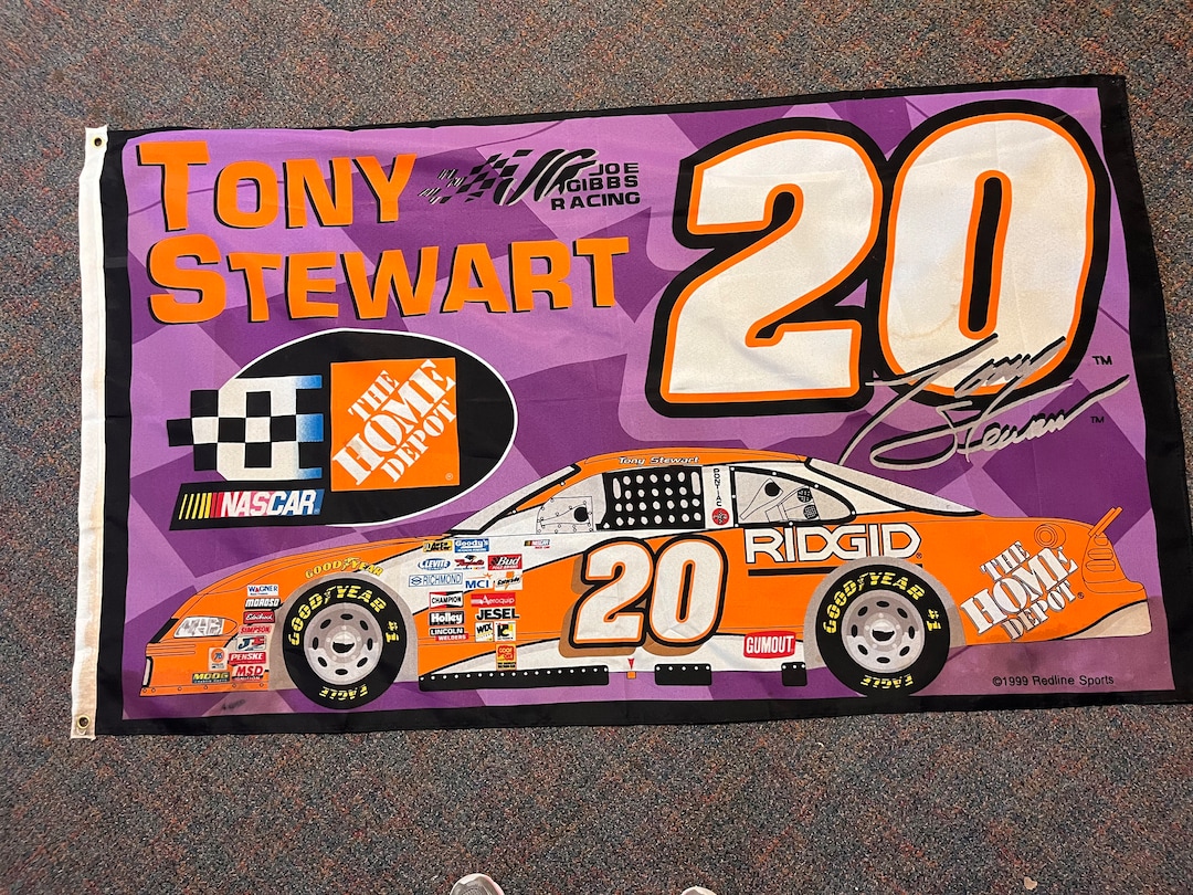 Vintage Tony Stewart Flag - Etsy