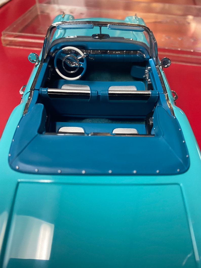 Vintage Chevrolet Impala Convertible, Mint Blue, Original Box - Etsy