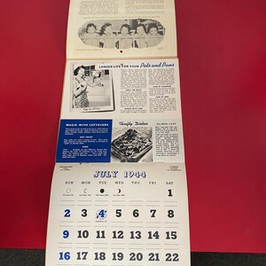 1944 Dionne Quintuplets 12-month Wall Calendar - Etsy