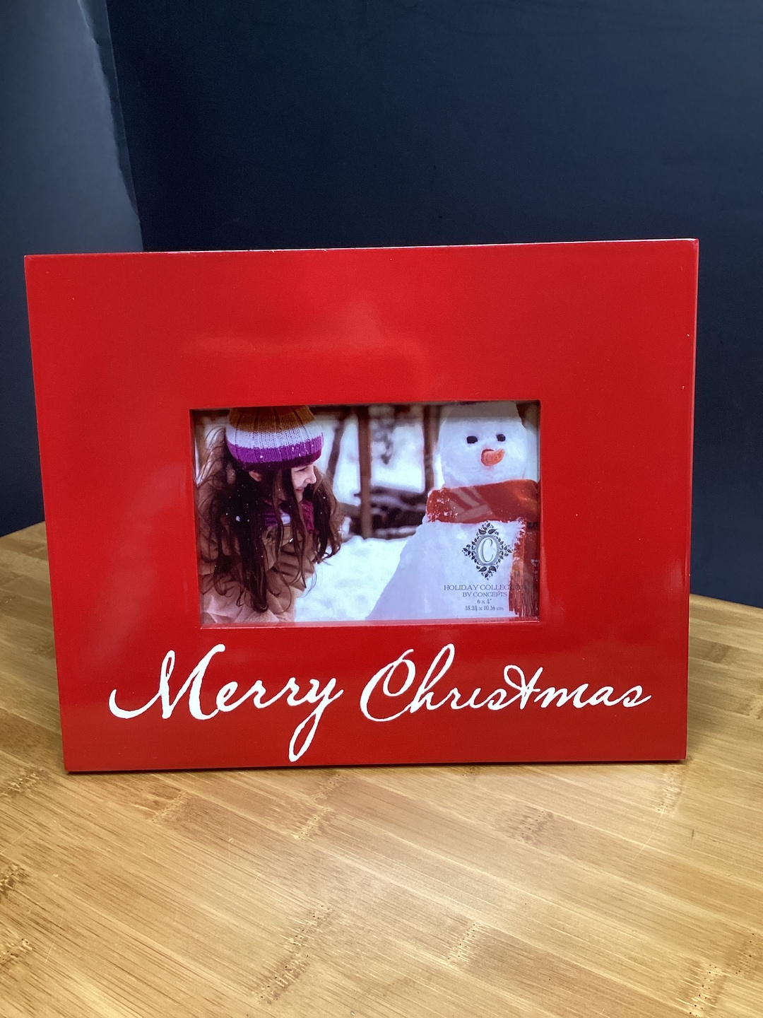 Merry Christmas Red Frame - Etsy