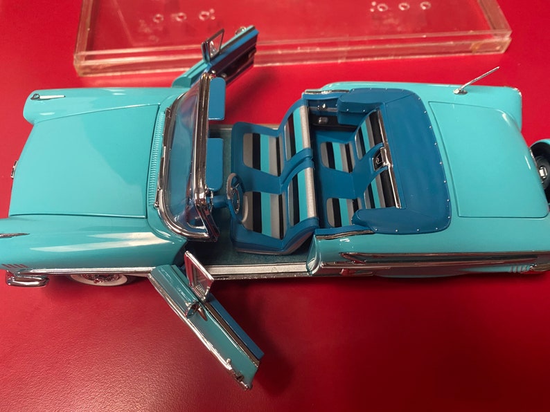 Vintage Chevrolet Impala Convertible, Mint Blue, Original Box - Etsy