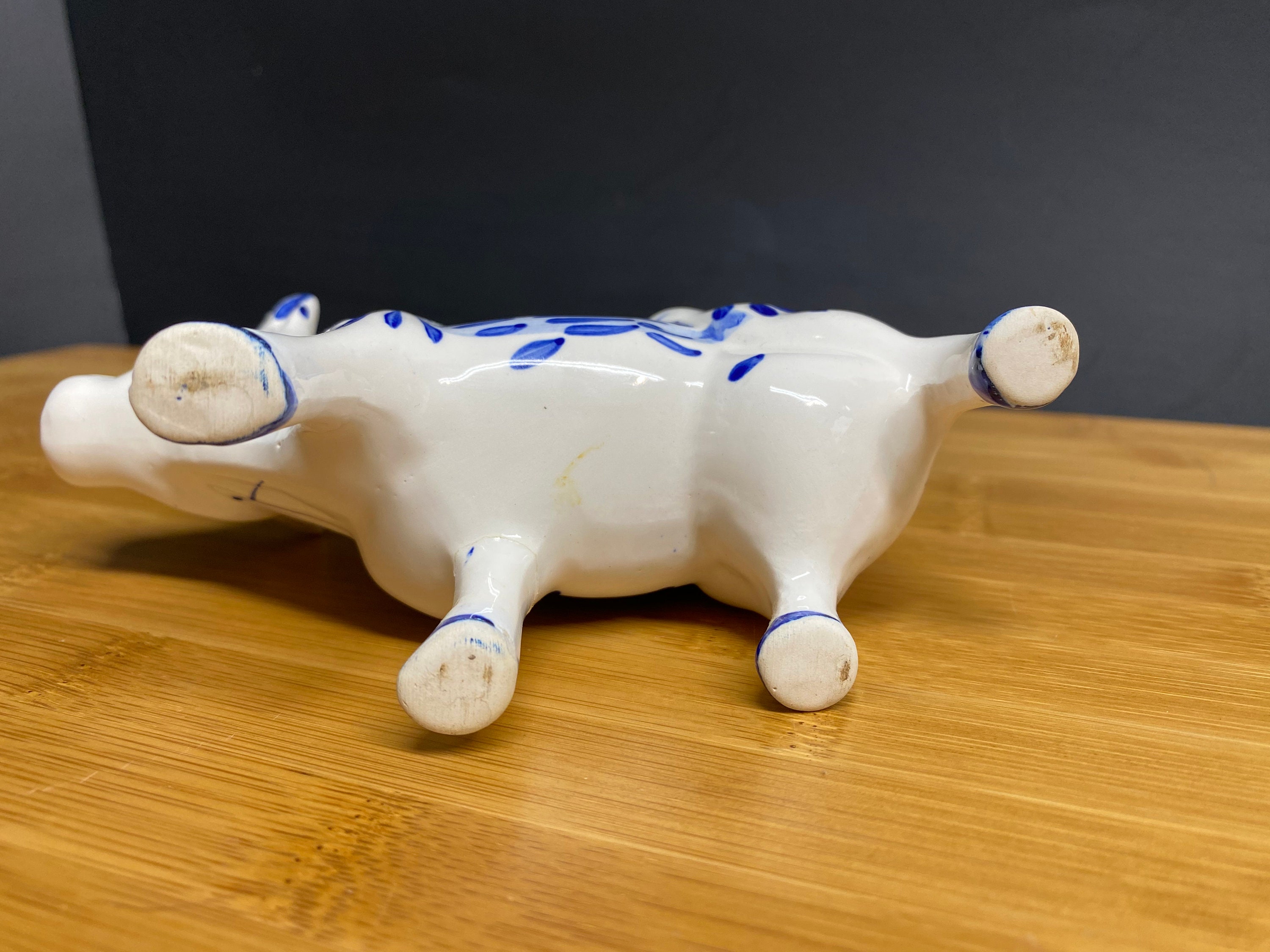 Delft Blue Cow Creamer - Etsy
