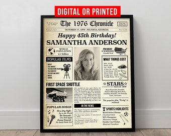 Back in 1976 Poster | Etsy