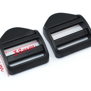 Plastic Slide Buckle Strap Buckle Adjuster Slide Slider Webbing Straps ...