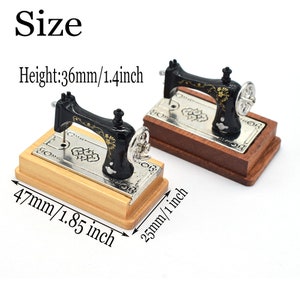 Handmade Vintage Mini Sewing Machine 2 Style Miniature Sewing Machine ...