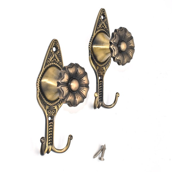 Metal Flower Hook - Etsy