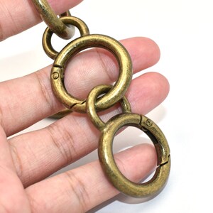 Double Loop O Rings Spring Ring Connector Bronze Snap Hook | Etsy