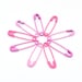 Purple Safety Pins Mini Stitch Markers Metal Brooch Pins Jewelry Safety ...