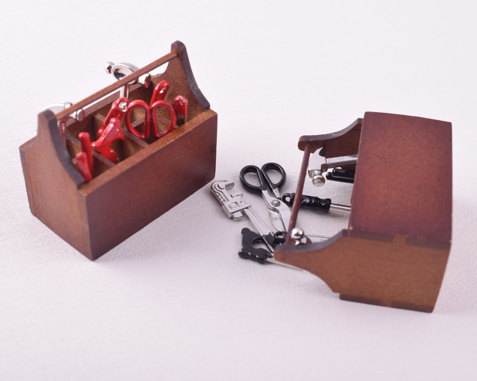 Mini Toolbox With 8pcs Tools Multi-tool Model Set Miniature - Etsy