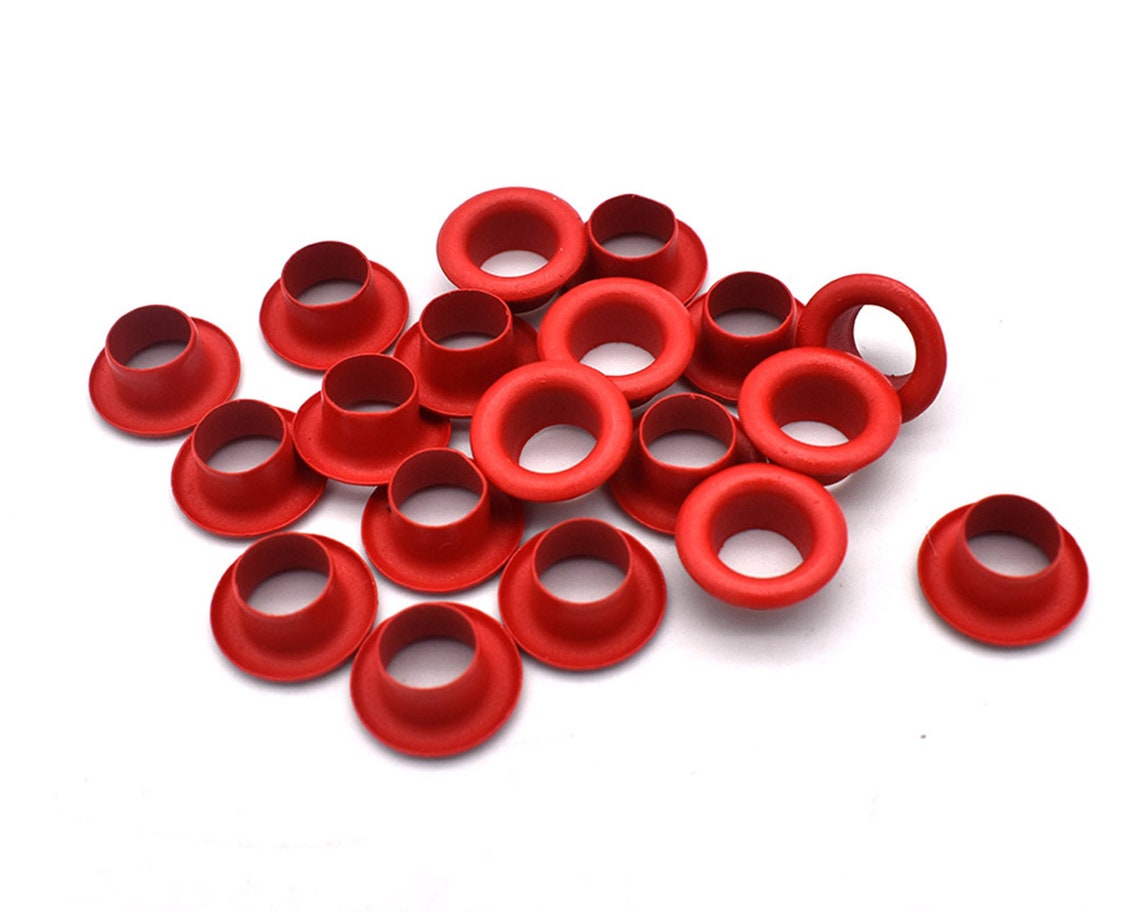 6mm Eyelet in 7 Color Brass Eyelets Grommets Metal Eyelet for - Etsy