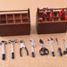 Handmade Mini Toolbox With 8pcs Tools Multi-tool Model Set Miniature ...