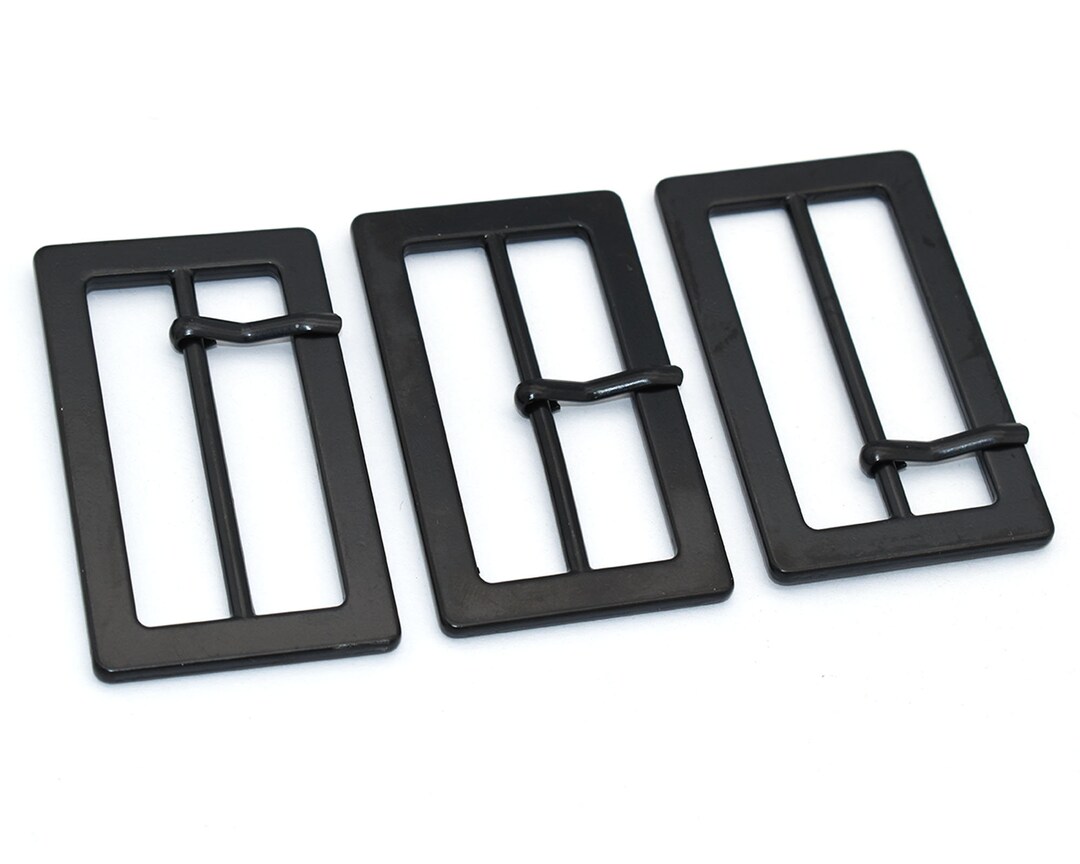 Black Metal Adjustable Buckles Clothes Belt Buckle White Belt Buckle ...