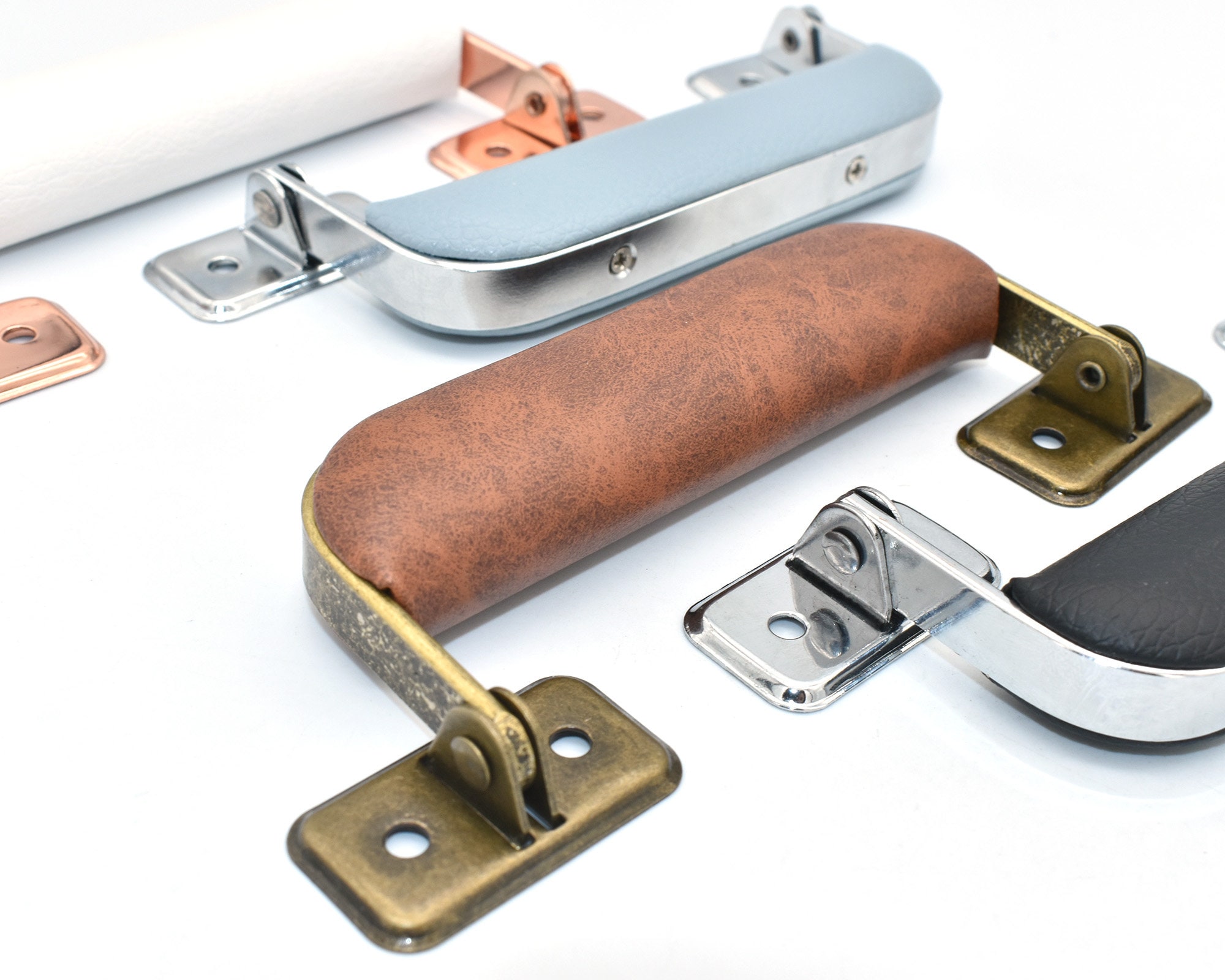 6'' Luggage Handle Leather 4 Color Handle Vintage - Etsy