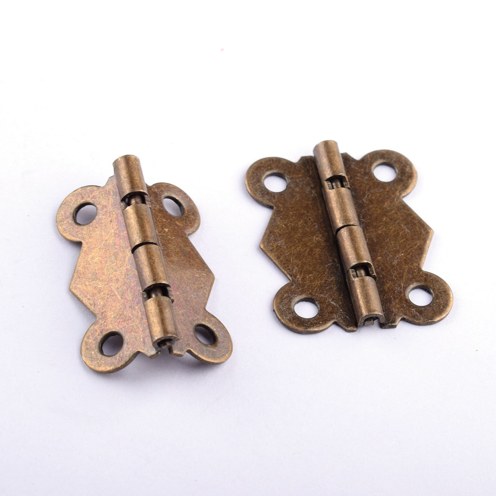 32mm Antique Butterfly Hinges Bronze Engraving Design Box - Etsy
