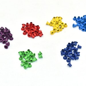 Multi-color Tiny Grommets Sewing Eyelets 2.5mm Metal Eyelets - Etsy