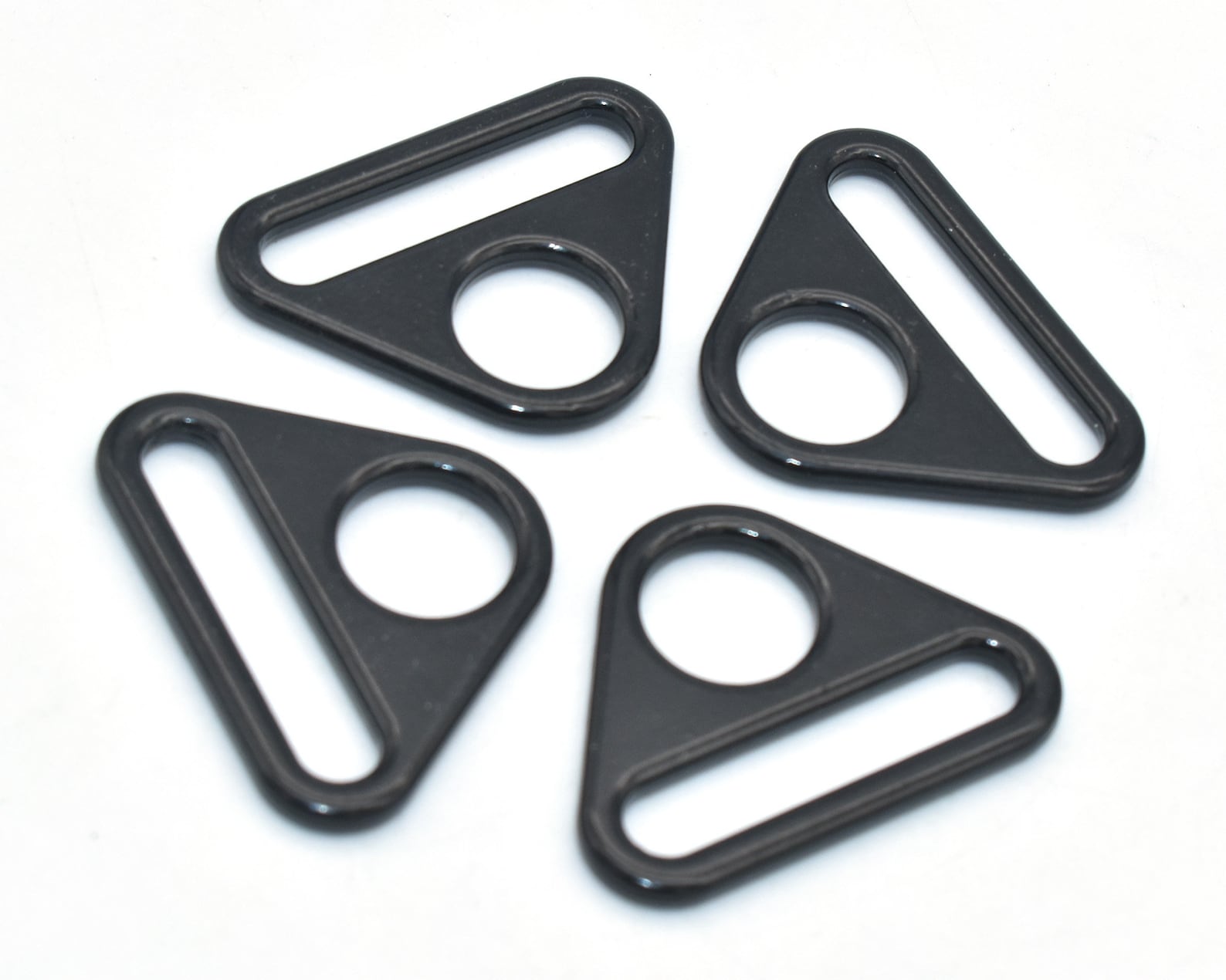 Metal Triangle Strap Buckles Black Bag Loops Bag Strap Buckle - Etsy