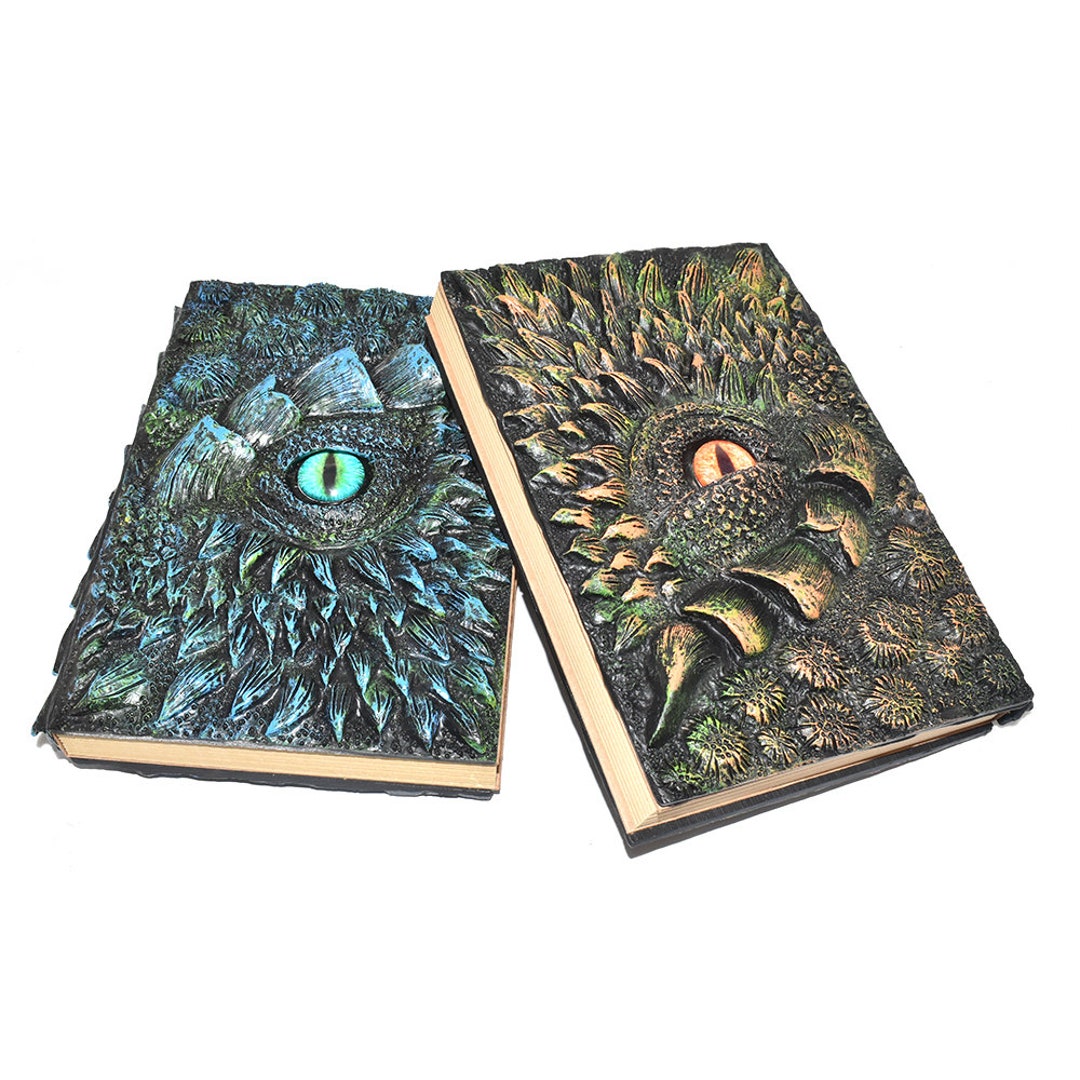3D Embossed Dragon Notebook Vintage Handmade Longan Baoyu - Etsy