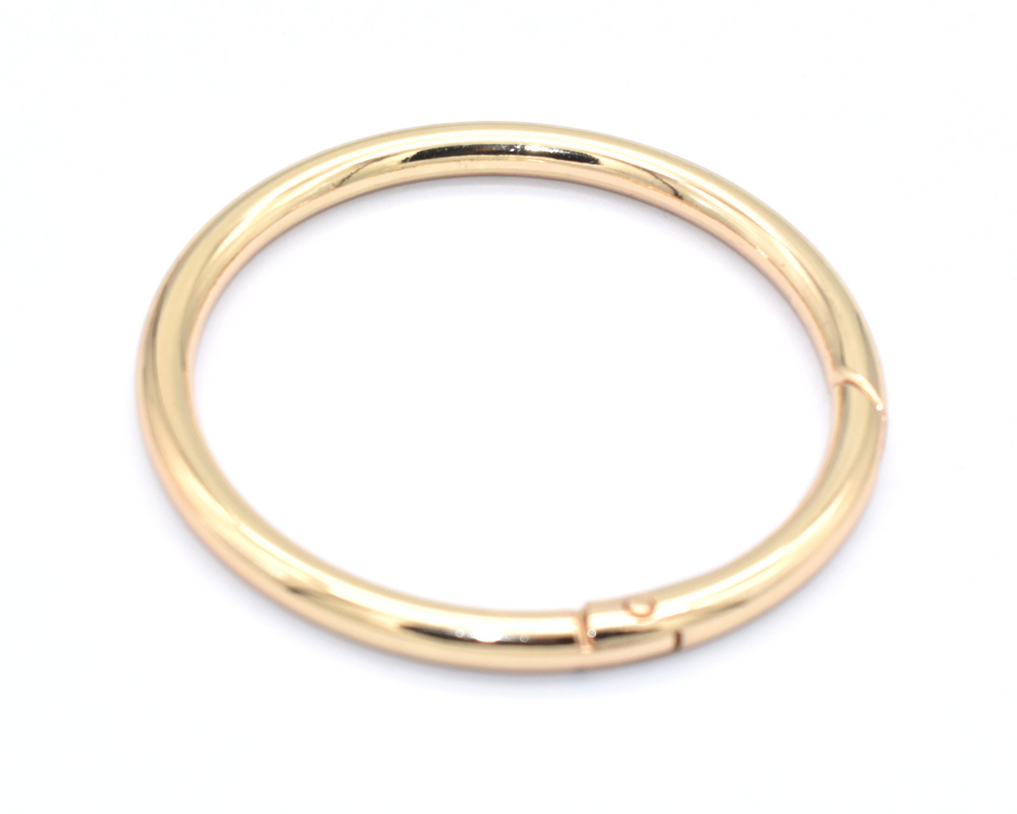 Large Spring Ring Round Spring Gate Ring Spring Ring Clasp - Etsy UK