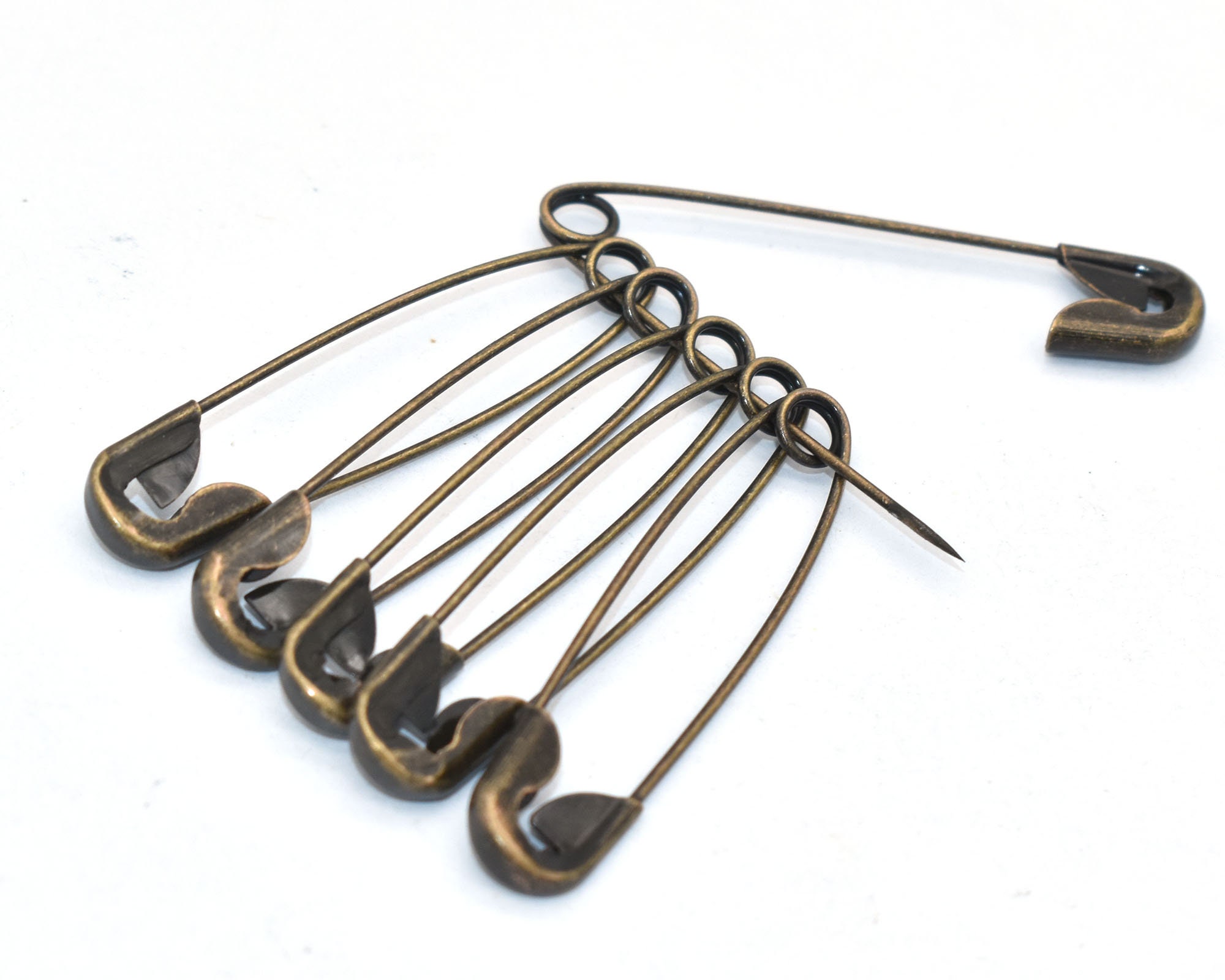 37mm Bronze Safety Pin Kilt Pin Craft Brooches Bar Pins Small - Etsy