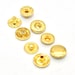 Gold Snap Buttons Spring Snap Fasteners Studs Snap Buttons Poppers ...