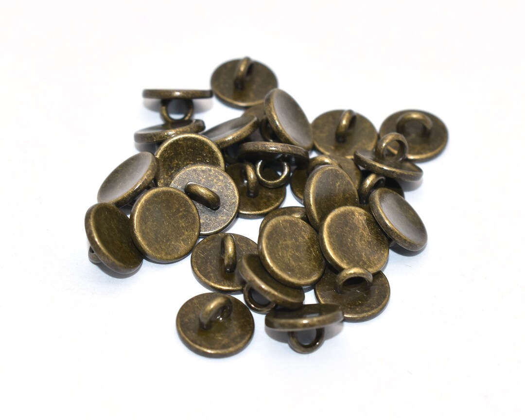 Metal Round Button Sewing Buttons Shank Buttons Jacket Buttons - Etsy